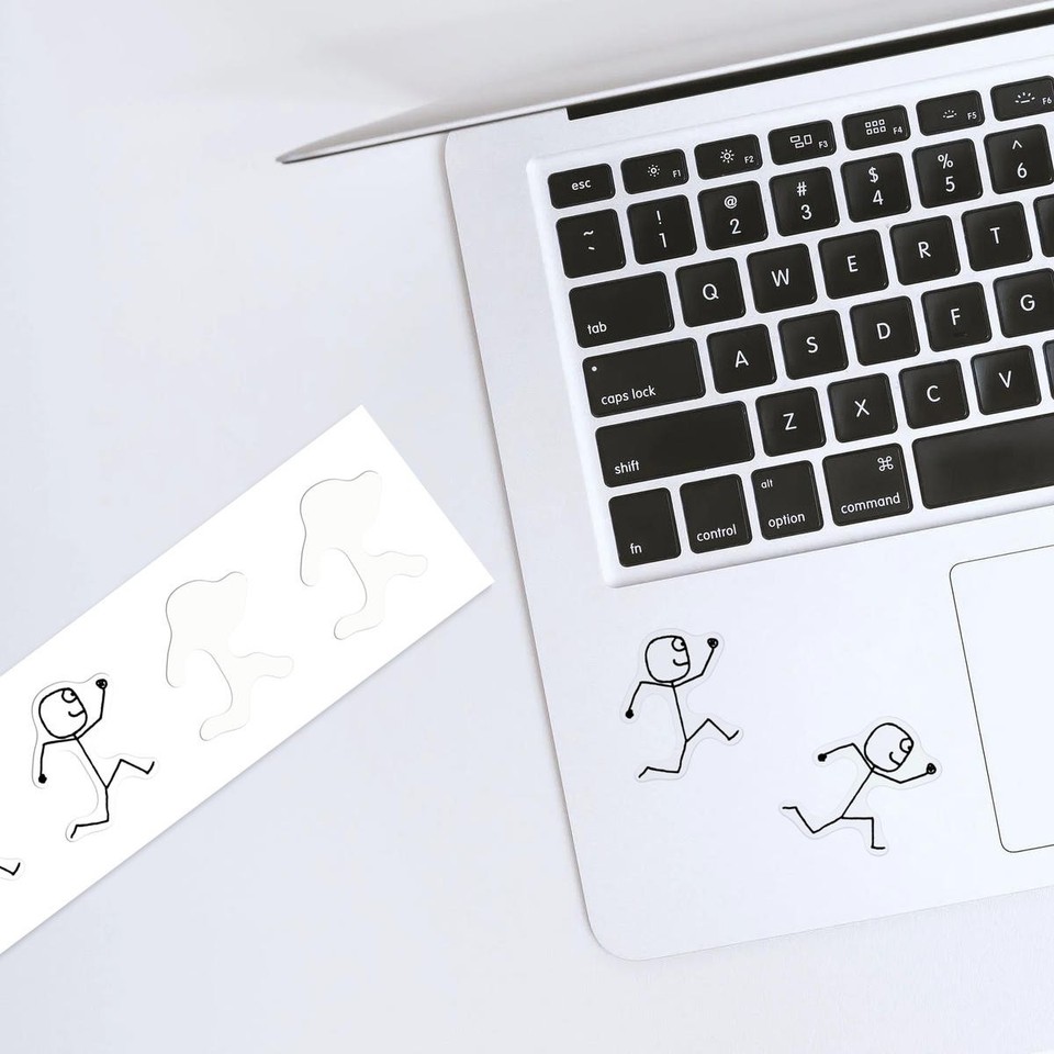 'Running Stickman' Clear Sticker Decals (DC016327) | eBay UK