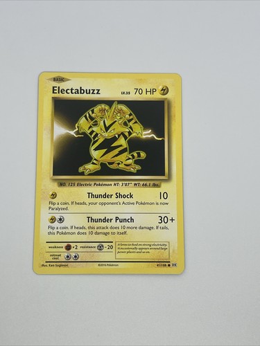 Pokémon TCG Electabuzz Evolutions 41/108 Regular Common | eBay