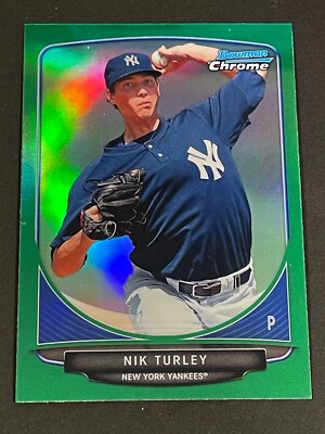 2013 Bowman Chrome Nik Turley AUTO Yankees Autograph | eBay