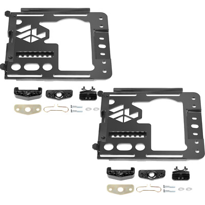 2x Seat Slider Base Assy & Latch Lever for Polaris General RZR 1000 900 ...