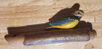 VINTAGE HAND PAINTED WOODEN BIRD CALLER/WHISTLE | eBay