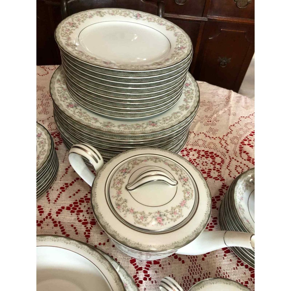 Noritake China- Edgewood Pattern. Made in Japan. 63 pieces | eBay