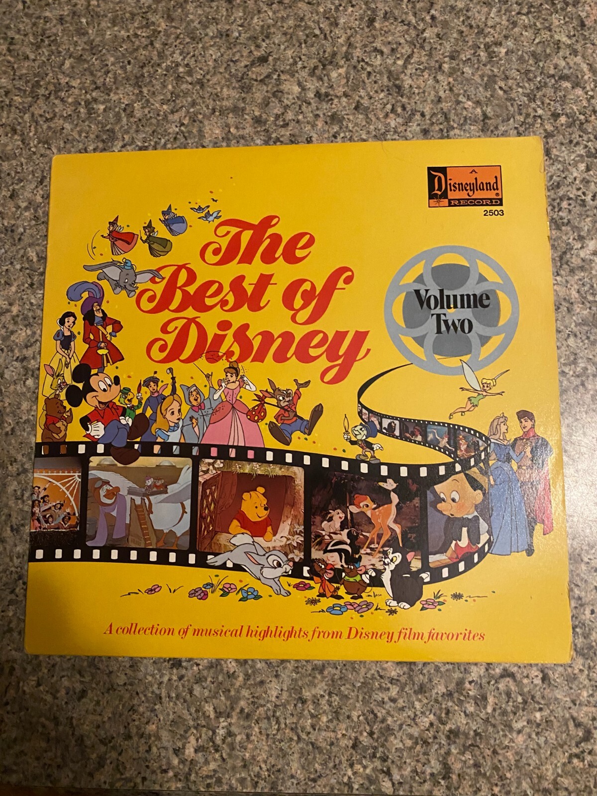 The Best of Disney Volume Two LP (1978) 2503 12" Vinyl Record ...
