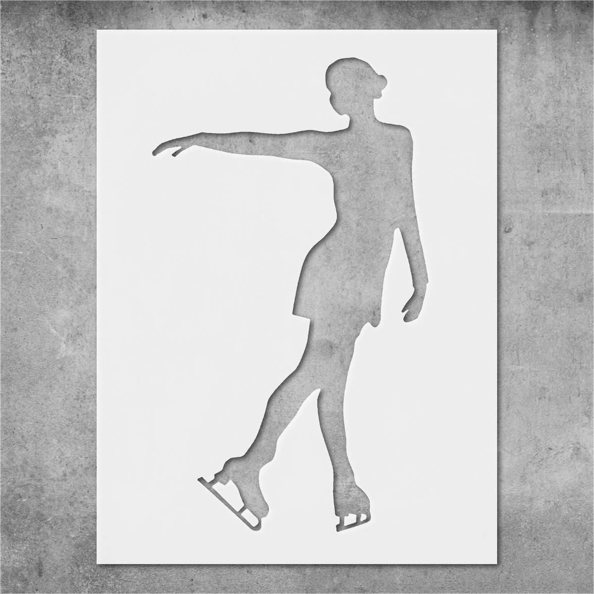 Figure Skating Template Crafts Ice Skater Accordion Craft Printables