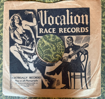 VOCALION "Race Records" sleeve THE BEST! 78 rpm 1930 | eBay