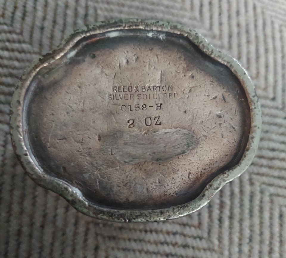 Vintage 1931 (Hatchet Mark) Reed And Barton Soldered Silver Railroad ...
