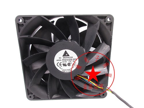 1PC DELTA PFM1412DE-SP02 14038 14CM 12V 7.5A Gale Volume Cooling Fan ...