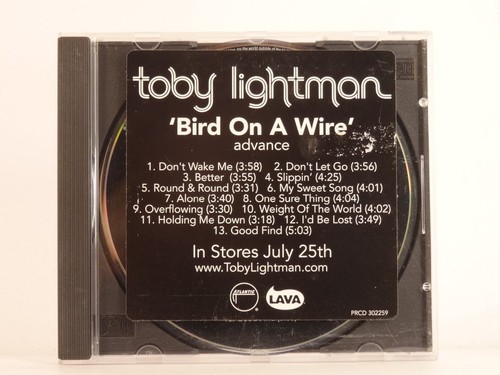 TOBY LIGHTMAN BIRD ON A WIRE (581) 13 Track Promo CD Album including Picture Sle | eBay UK