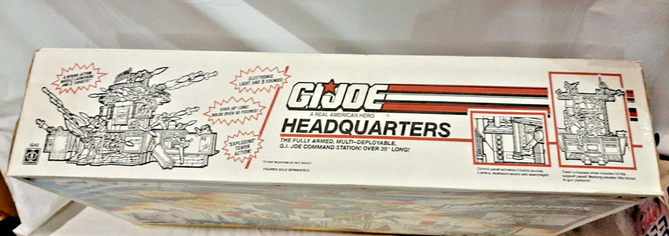 1992 GI JOE HEADQUARTERS - FOR 3 3/4 JOES - NEW IN SEALED BOX | eBay