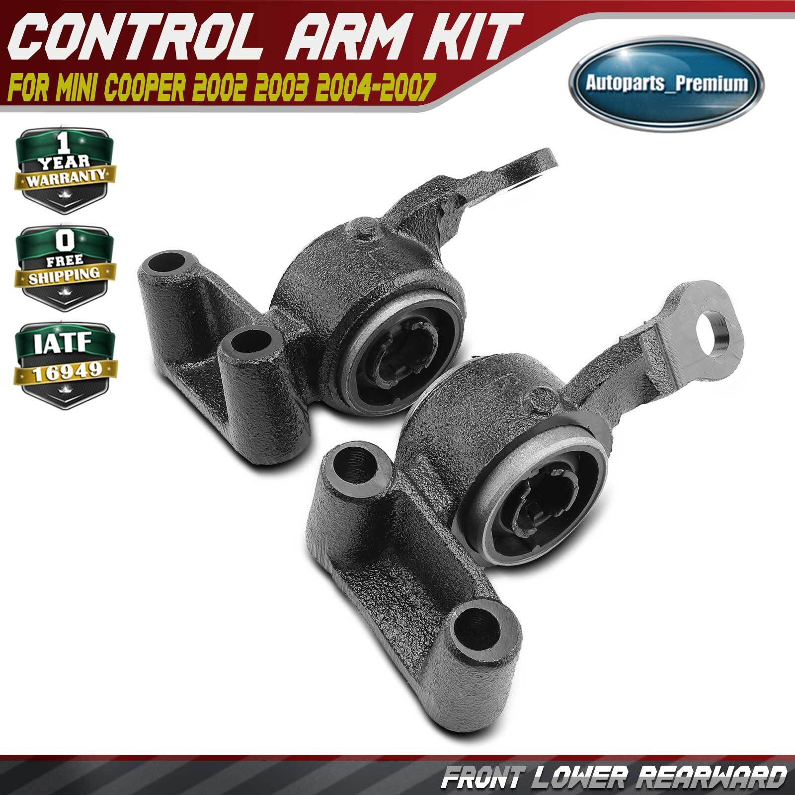 2Pcs Front LH & RH Lower Rearward Control Arm Bushing for Mini Cooper ...