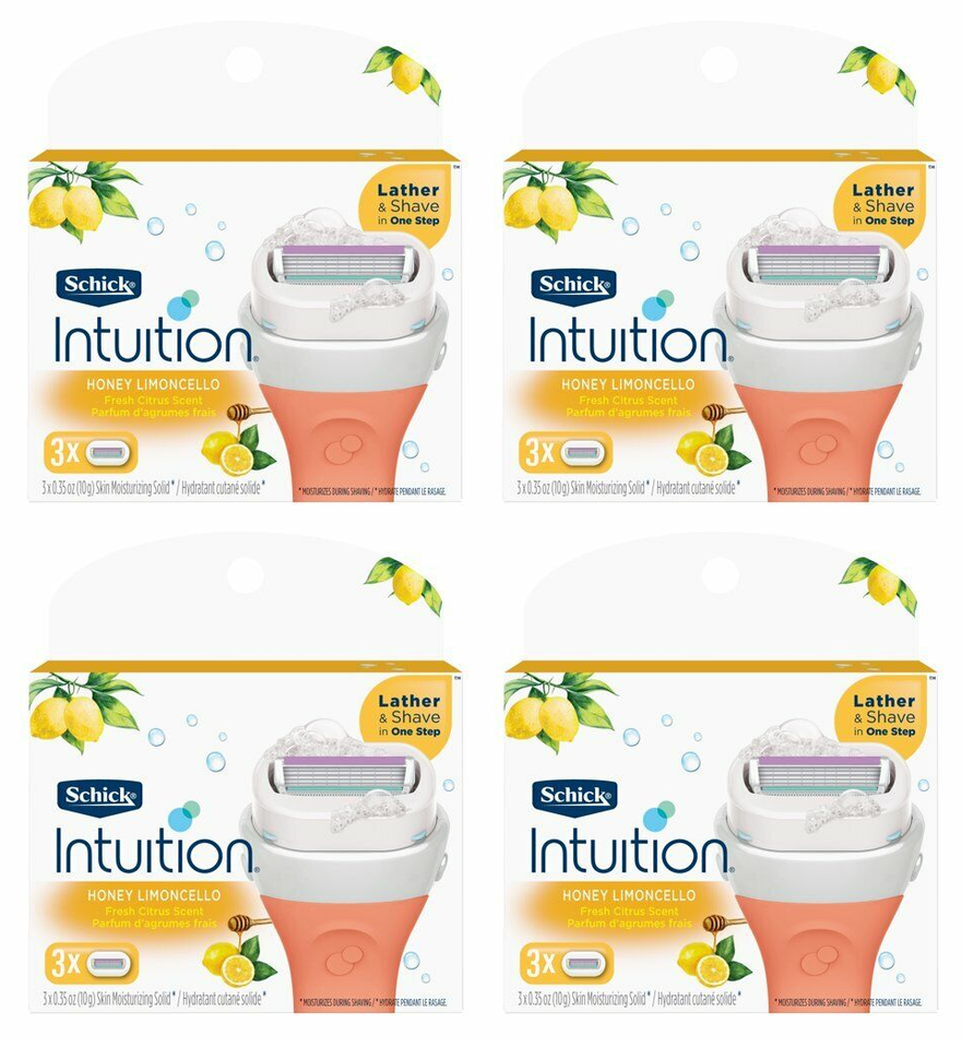 Schick Intuition Womens Razor Refill Blade Cartridges - Choose Scents ...