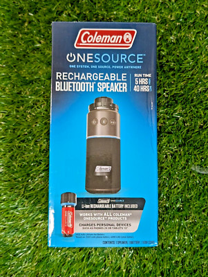 **NEW** Coleman OneSource Portable Wireless Rechargeable Bluetooth ...