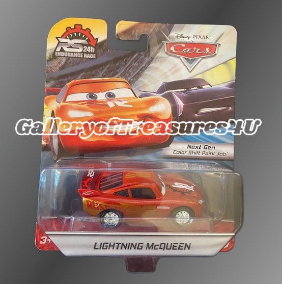 Disney Cars 24 Hr Endurance Race McQueen Chase Rotor Truncan 1:55 ...