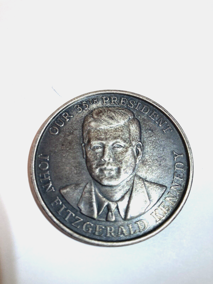 John F Kennedy 35th US President Commemorative Token Coin Medal Ask Not ...