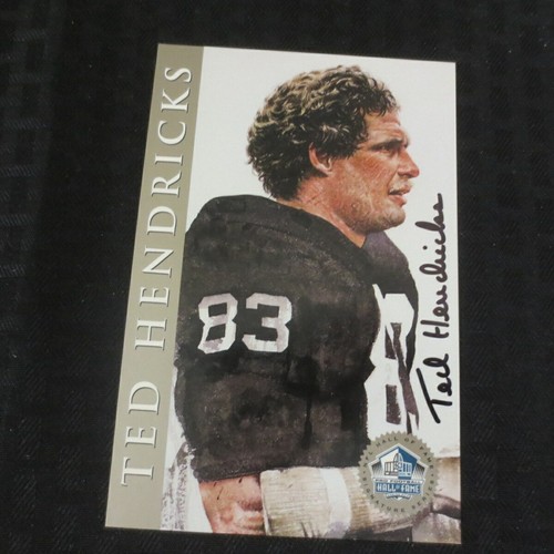1998 Hall of Fame Signature Series Ted Hendricks Raiders Autograph ...