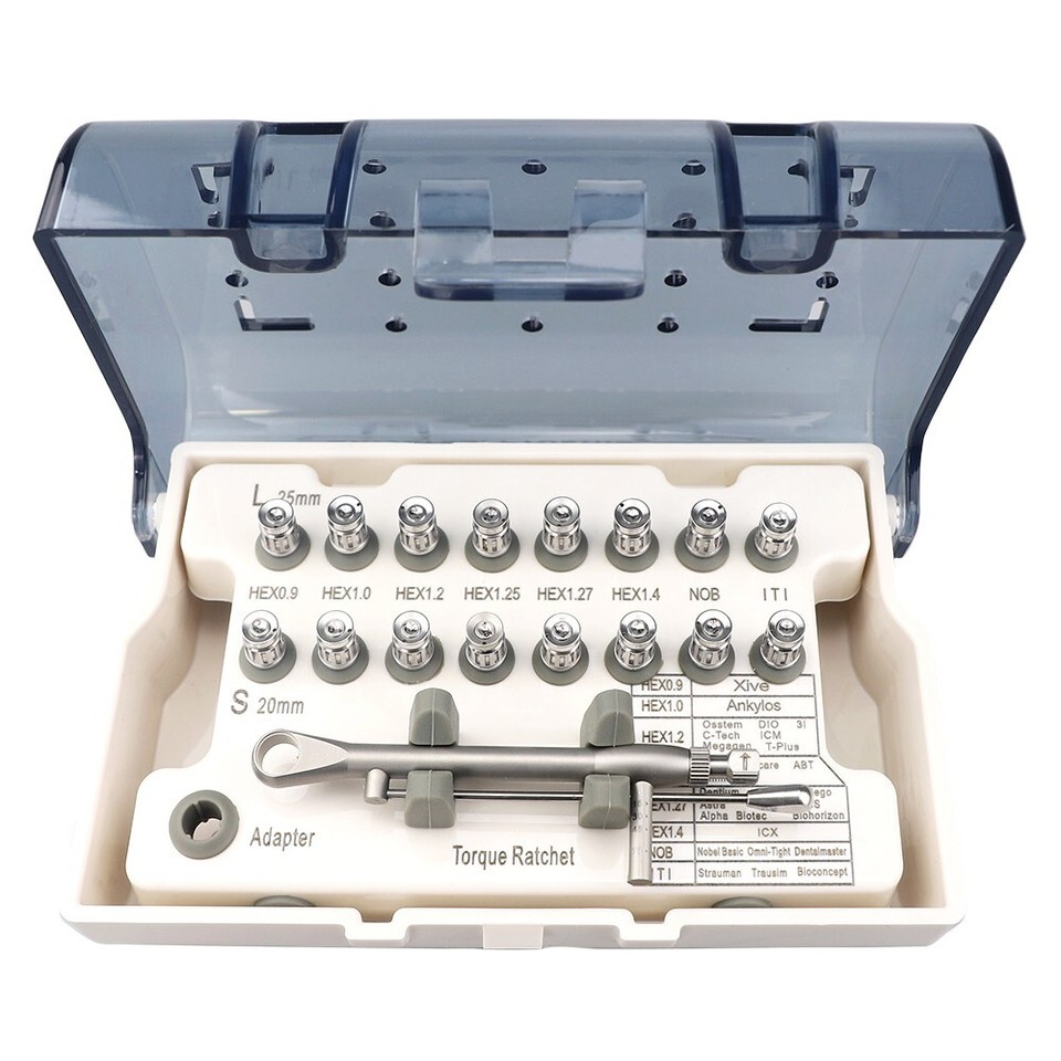 Dental Implant Instrument Tools Prosthetic Restoration Hand Driver Kit ...