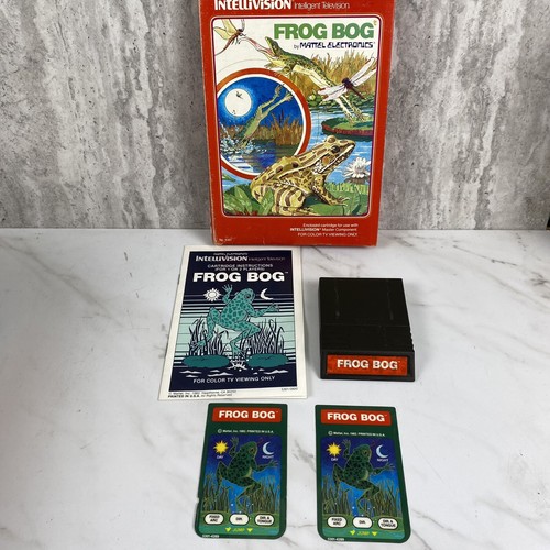 Frog Bog Intellivision W Box Manual And Controller Inserts Tested ...