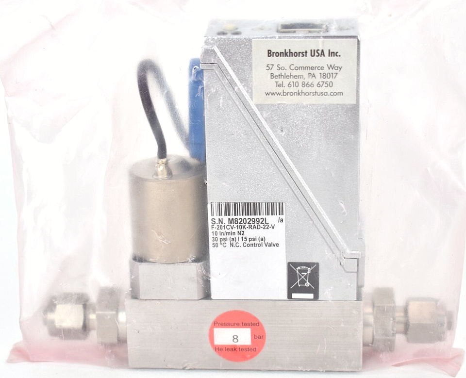 Bronkhorst EL-Flow Select Mass Flow Meter Controller 10 In/min N2 30 ...