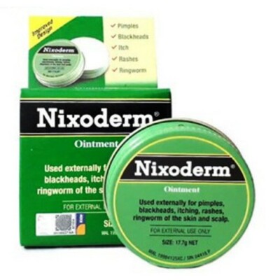 Nixoderm Ointment Skin Problems Acne Rashes Eczema & Ringworm 17.7g ...