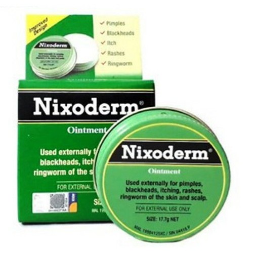 Nixoderm Ointment Skin Problems Acne Rashes Eczema & Ringworm 17.7g ...