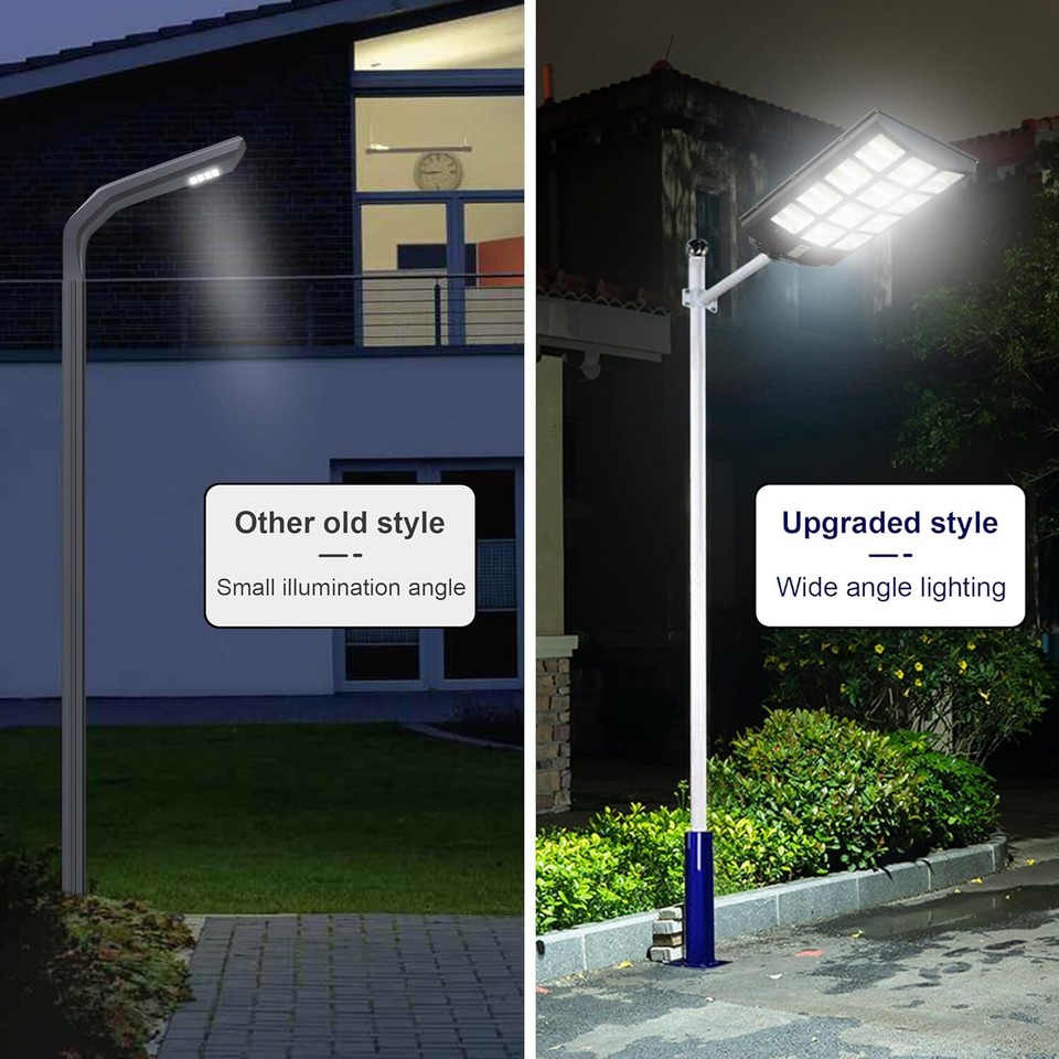Commercial 9900000000LM 1152 LED 5000W Solar Street Light Dusk to Dawn ...
