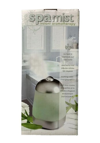 SpaRoom Instant Aromatherapy Spa Mist Diffuser Light Changing BRAND NEW ...