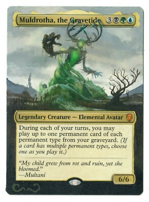 Muldrotha the Gravetide Altered Full Art MTG Magic Commander EDH ...