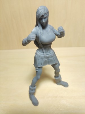 3D Printed miniature action figure Tifa | eBay