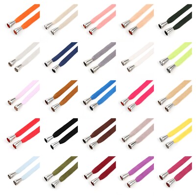 Drawstring Cord Flat Cotton Sweatshirt Hoodie String with Silver ...