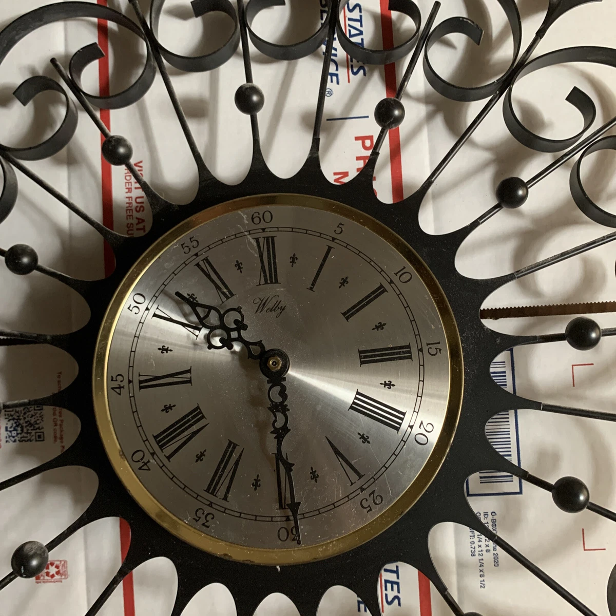 Wrought Iron Metal Wall Clocks