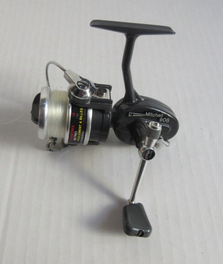 Vintage Garcia Mitchell Model No. 908 Right Hand Spinning Reel Made in ...