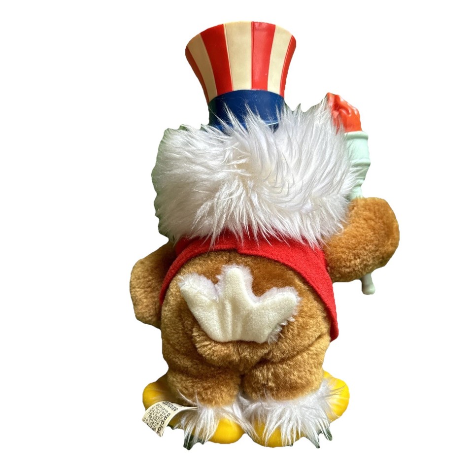 Olympics Uncle Sam Eagle Torch 1980 Vintage Stuffed Animal Plush Toy ...
