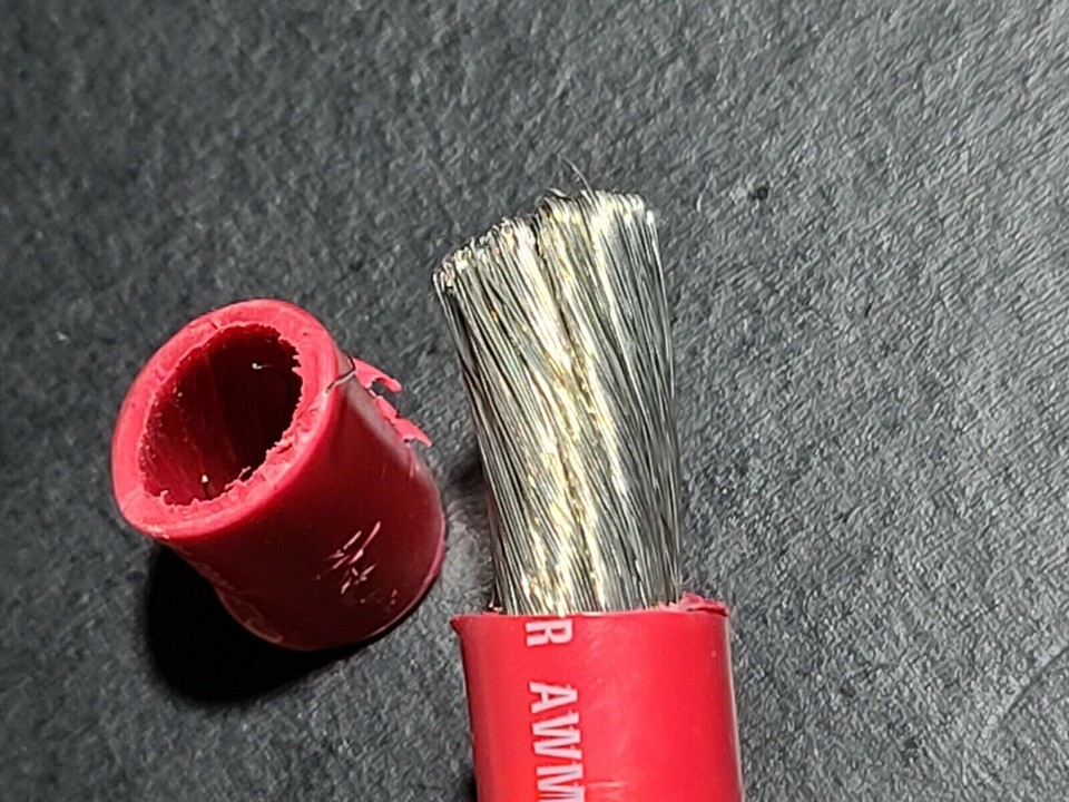 4/0 Awg Ancor Marine RED - Tinned Copper - Boat Battery Cable Wire 0000 ...