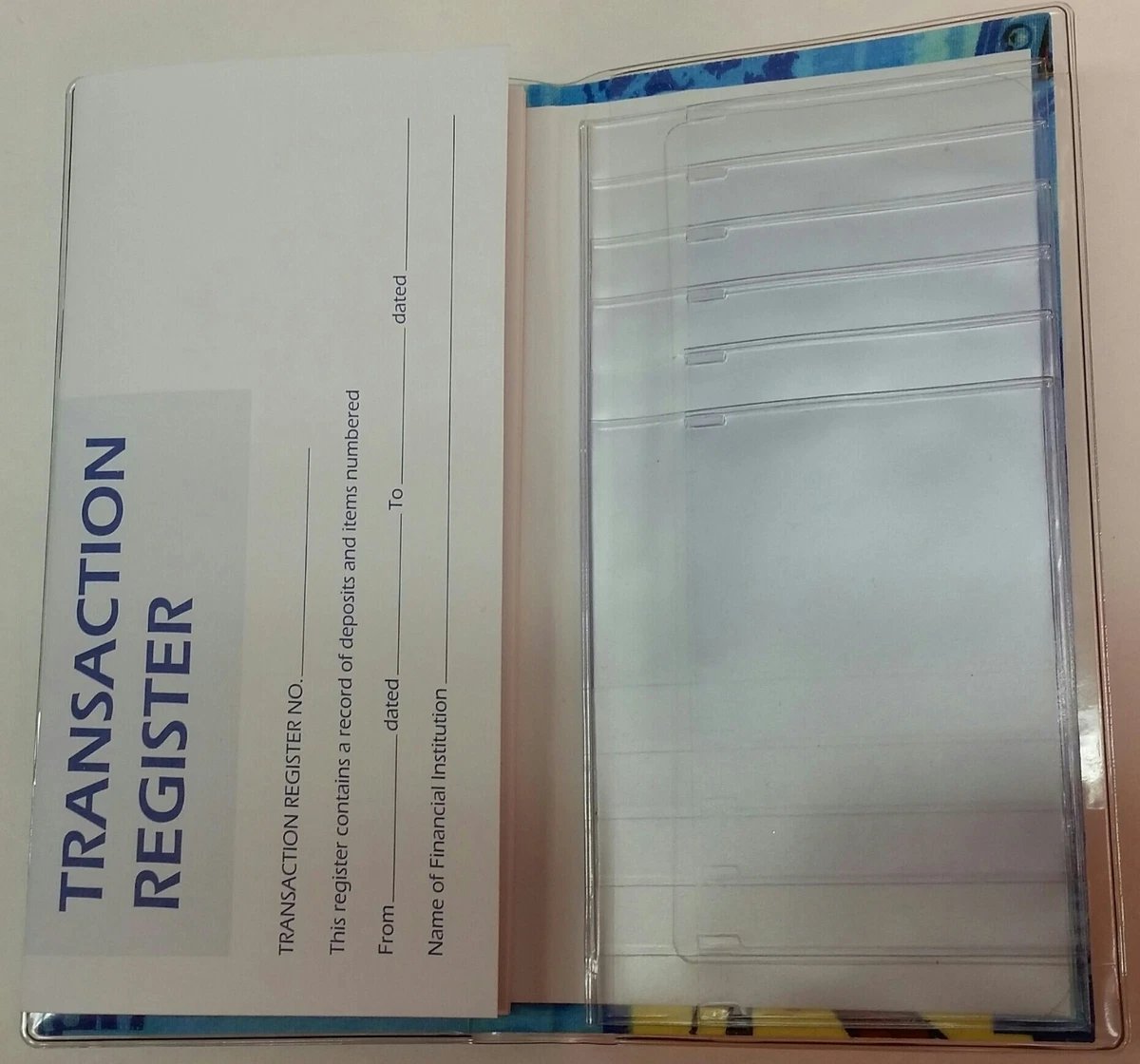 Debit Register Cover