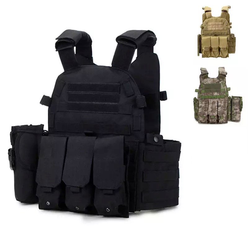Military Vest Outdoor Ultra-Light Breathable Combat Training Vest ...