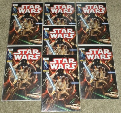 Rare HTF Star Wars 1 MX 7 Alex Ross 1:50 Homage Panini Variant Sealed ...