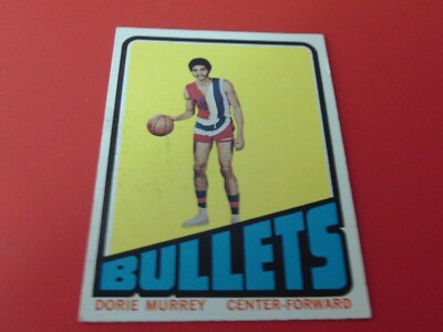 1972/73 TOPPS #61 DORIE MURREY BULLETS NEAR MINT / MINT OR BETTER !! | eBay