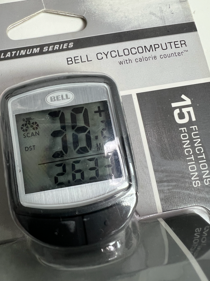 BELL Backlit Cyclocomputer - Large Display, 15 Functions | eBay