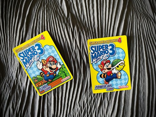 RARE Super Mario Advance 4: Super Mario Bros. 3 e-Reader cards: Level ...