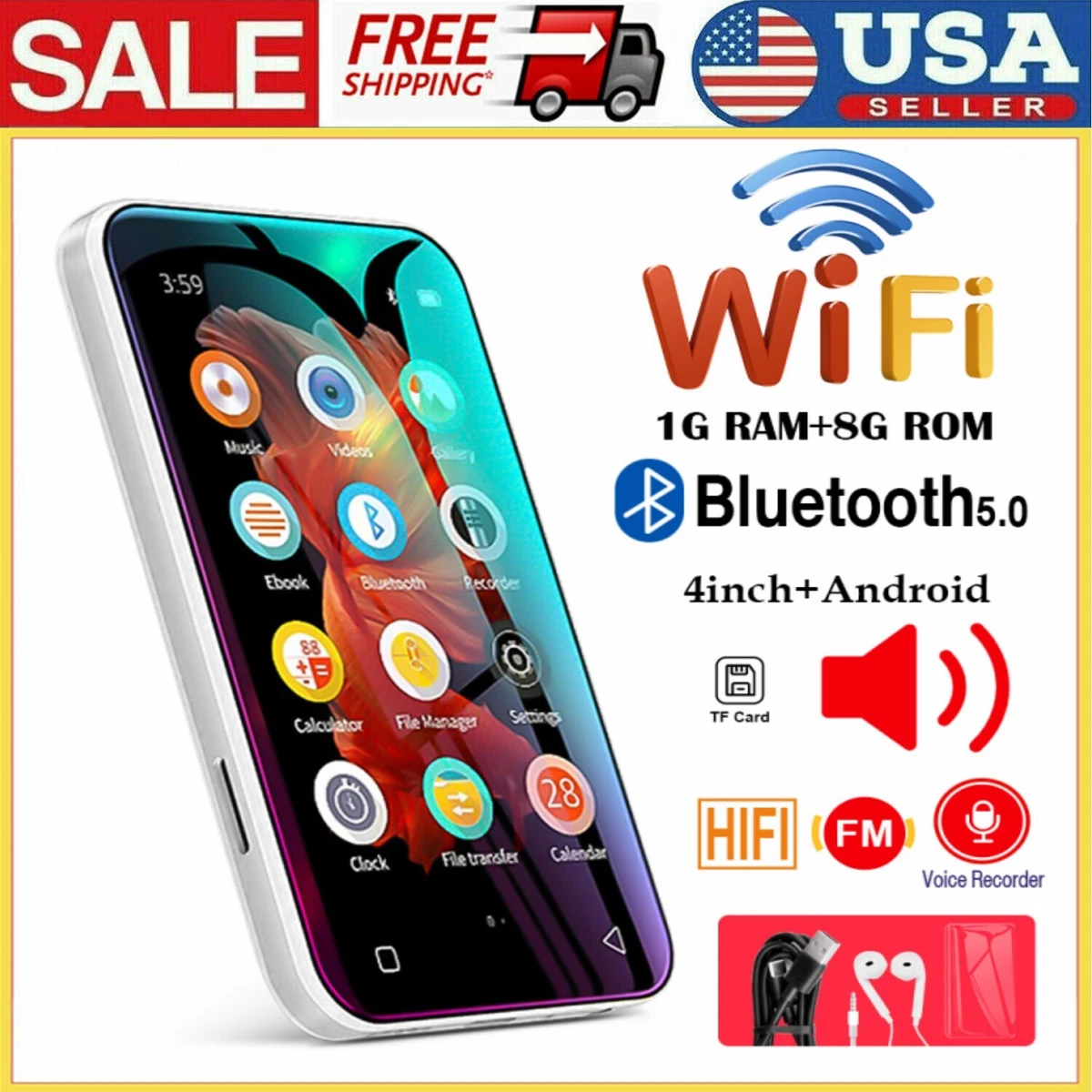 Mp3 Player Touch Screen With Wifi