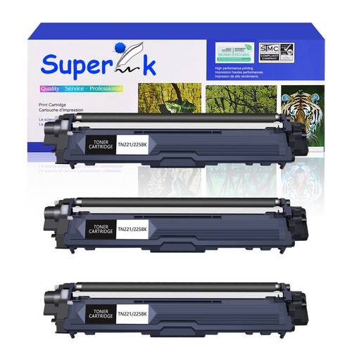 3PK TN221BK Toner Cartridge For Brother MFC-9130CW 9330CDW 9340CDW HL ...