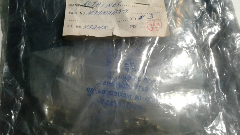 (3pc), M24308/25-9, ITT CANNON, Connector Accessories Male Screw Lock ...