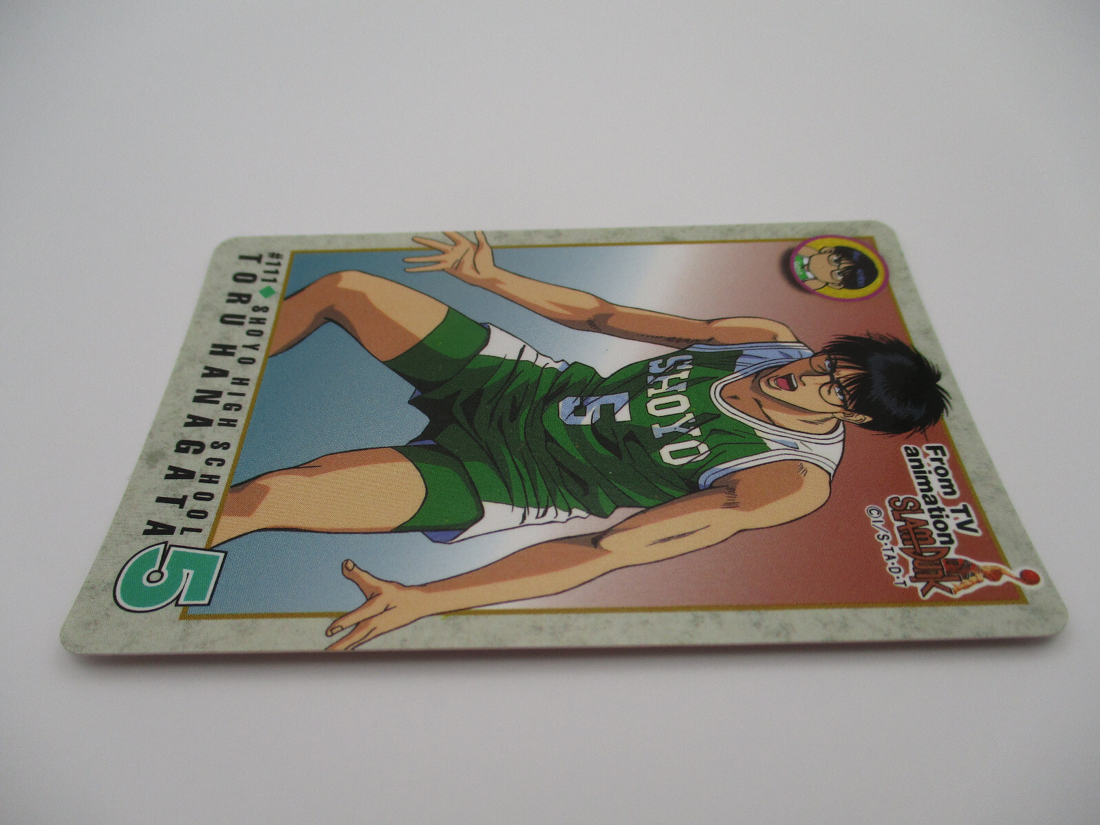 Toru Hanagata Shoyo #111 SLAM DUNK Card animation BNADAI 1994 Carddas ...