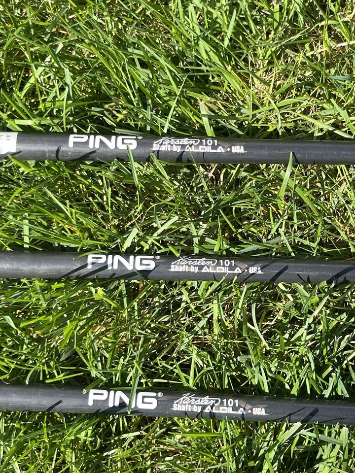 Vintage Ping Zing Karsten Black Wood Set 1W 5W 7W Right Handed Aldila Shaft | eBay