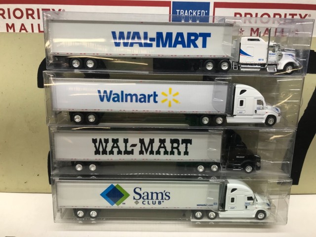 HO Scale 1:87 Tonkin Freightliner Cascadia Volvo VNM Walmart Trucks Lot ...