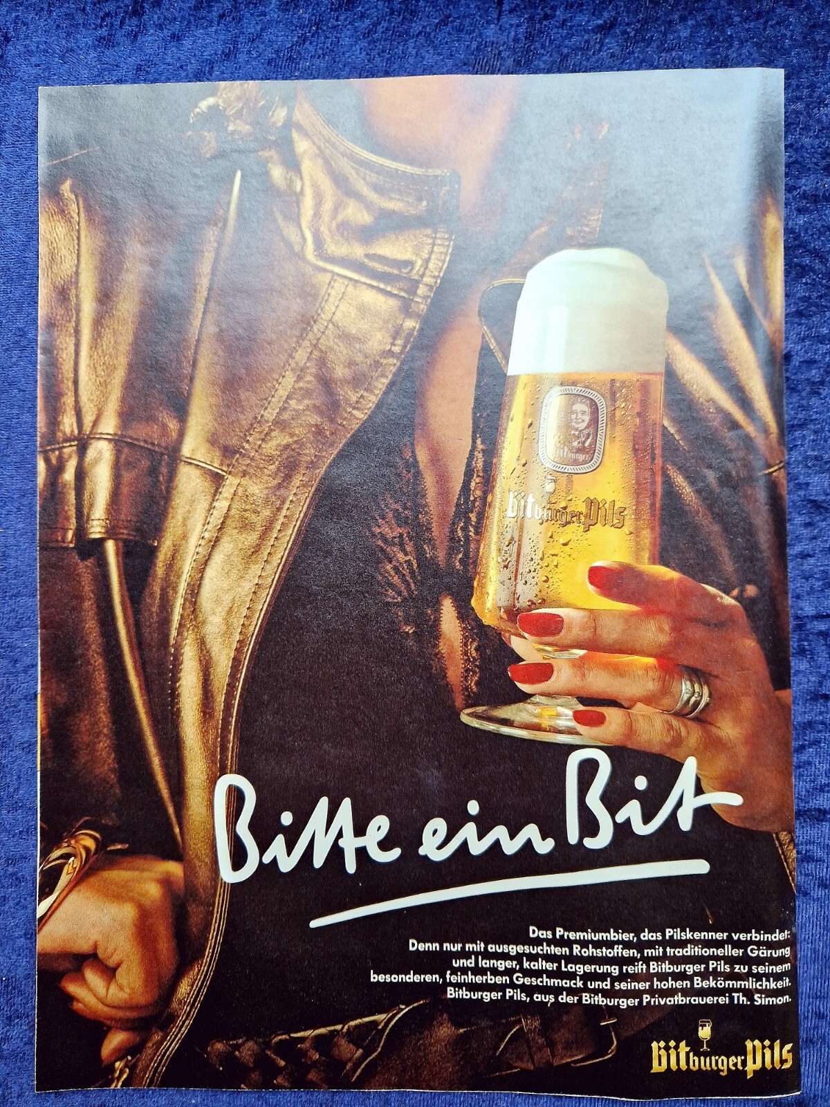 Bitburger Pils, originale Bier Werbung aus 1983 | eBay.de