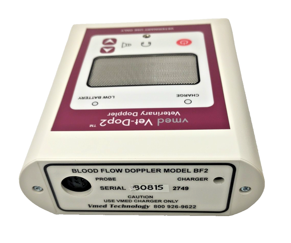 Vmed Technology Vet-dop2 Patient Monitor Vet BF2 Blood Flow Doppler | eBay
