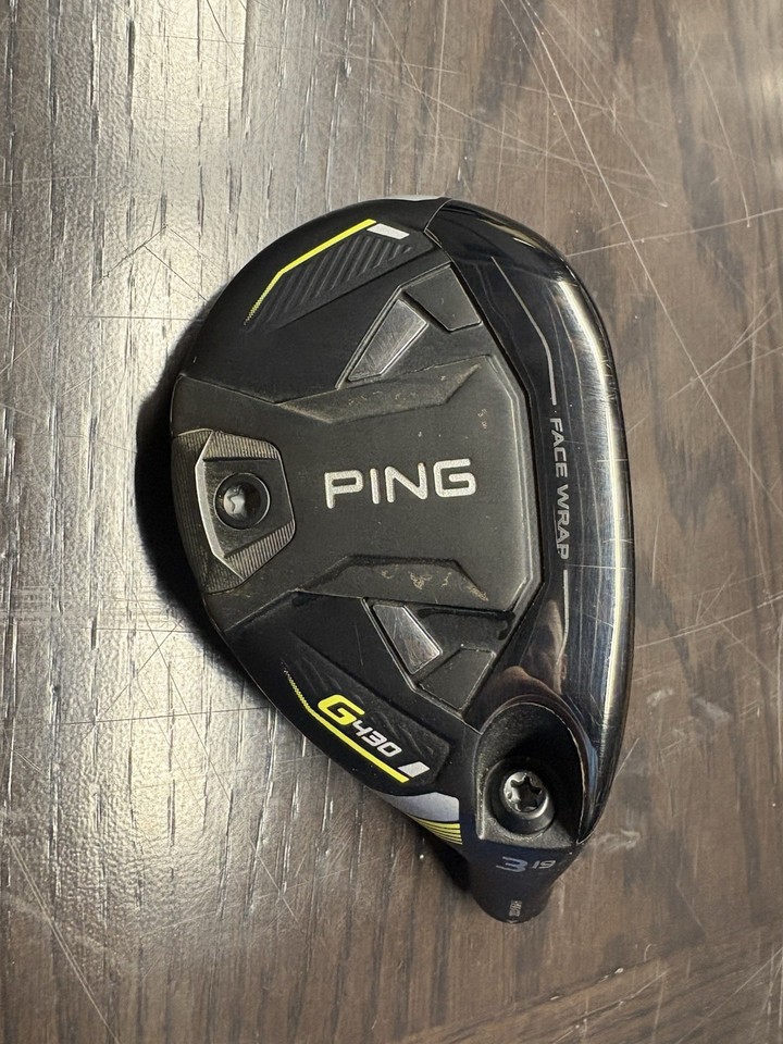 Ping G430 Hybrid Utility Golf Club Head 19 Degree Loft Black/Yellow ...