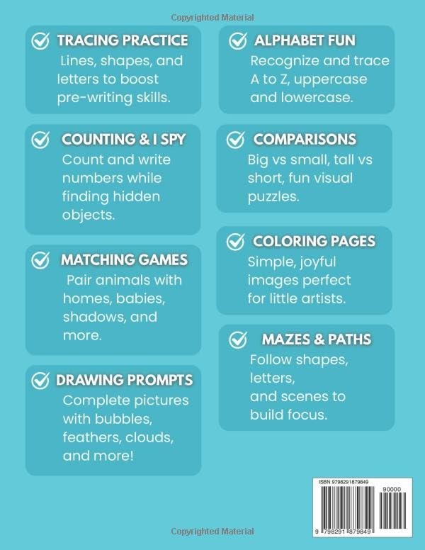 I Am 3 and Super Smart : Three Year Old Activity Book : Packed with 100+ Activit | eBay