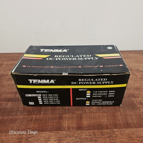13.8VDC 4-6A REGULATED DC POWER SUPPLY RPS1204 SAMLEX Clean Tested ...